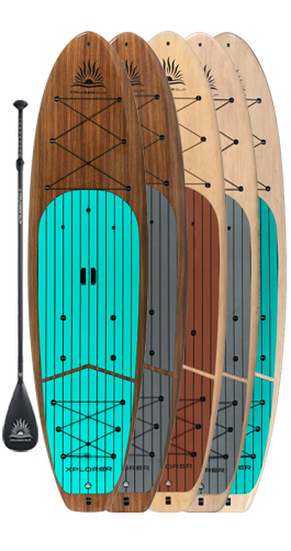 Cruiser SUP® XPLORER Woody - Premium Quality Hard Shell Paddle Board